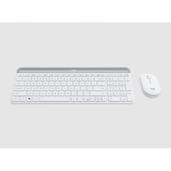 LOGITECH MK470 SLIM WIRELESS COMBO WHITE-920-009183