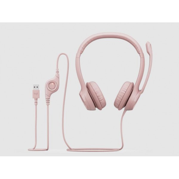 LOGITECH H390 USB HEADSET ROSE-981-001282 | COMPUTAAS SDN BHD
