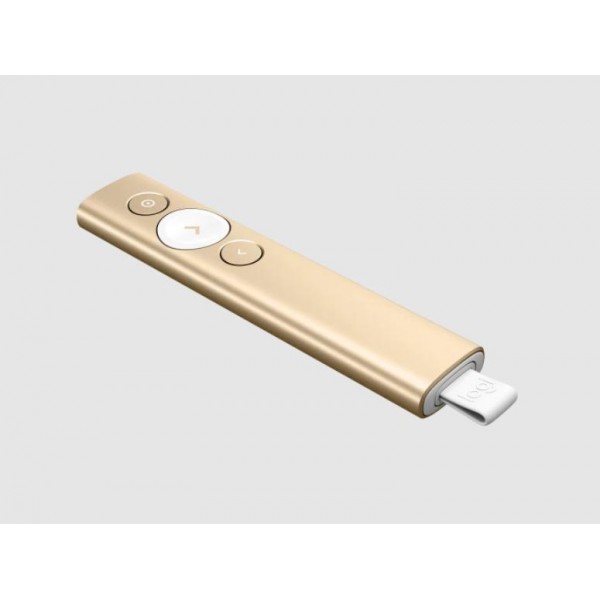 LOGITECH SPOTLIGHT PRESENTATION REMOTE GOLD-910-004864
