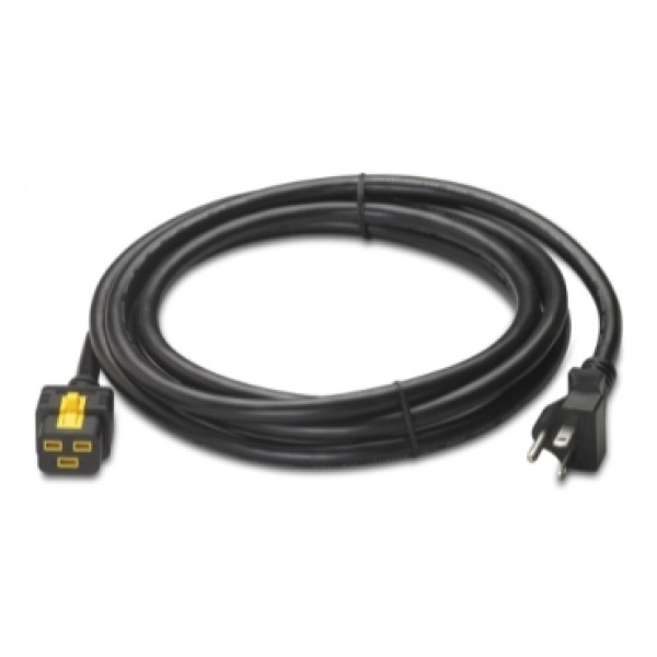 APC NetShelter Power Cord, Locking, IEC C19 to NEMA 5-20P, 3.0m AP8751