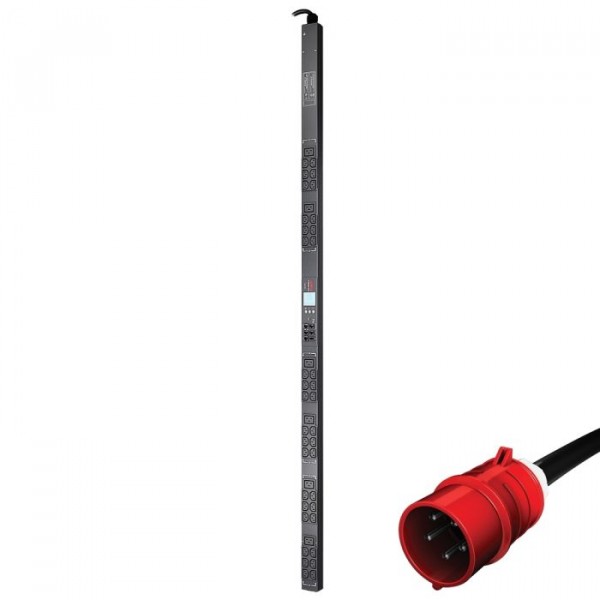 APC PDU Rack 2G,Metered, Zero U,23.0kW,240V, (30) C13 & (12) C19 AP8888